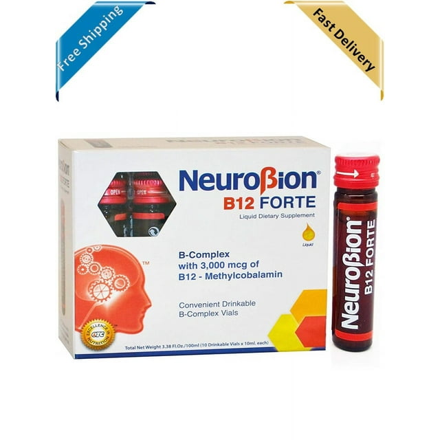 Neurobion B12 Forte 10 Vials x 10 ml - Walmart.com