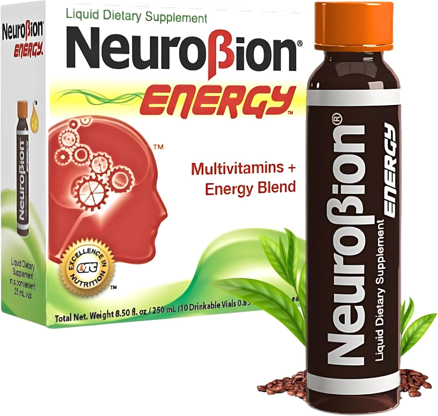 Neurobion Energy Liquid Dietary Supplement Multivitamins + Enegy Blend ...