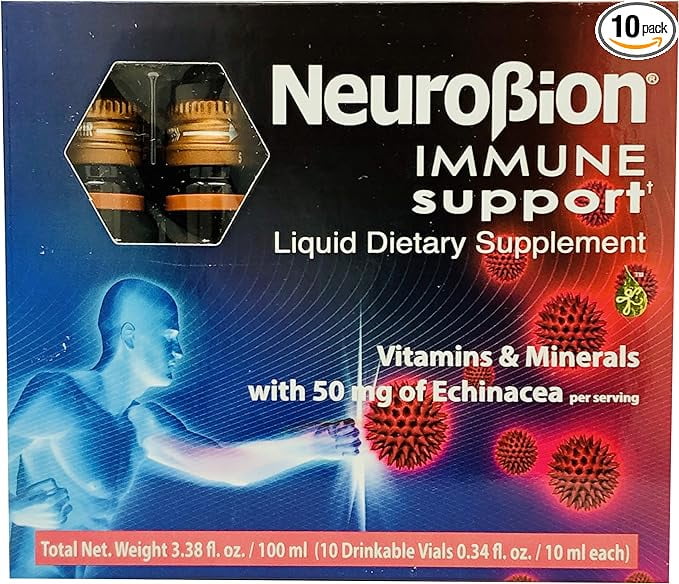 Neurobion Immune Support with Echinacea & Zinc 10 vials x 10 ml ...
