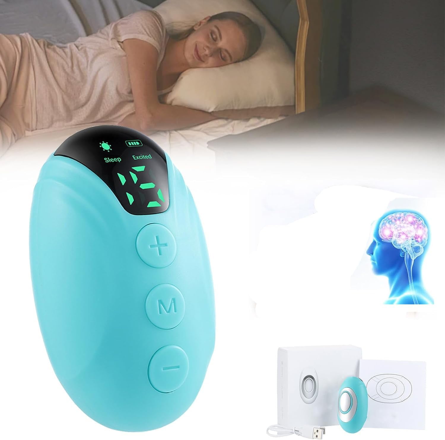 Neurocontrol Dispositivo para Ansiedad, Hand Held Nighttime Sleep Aid ...