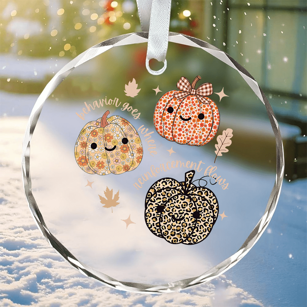 Neurodiversity Inclusion Fall Flower Pumpkin Autumn Autism Ornament ...