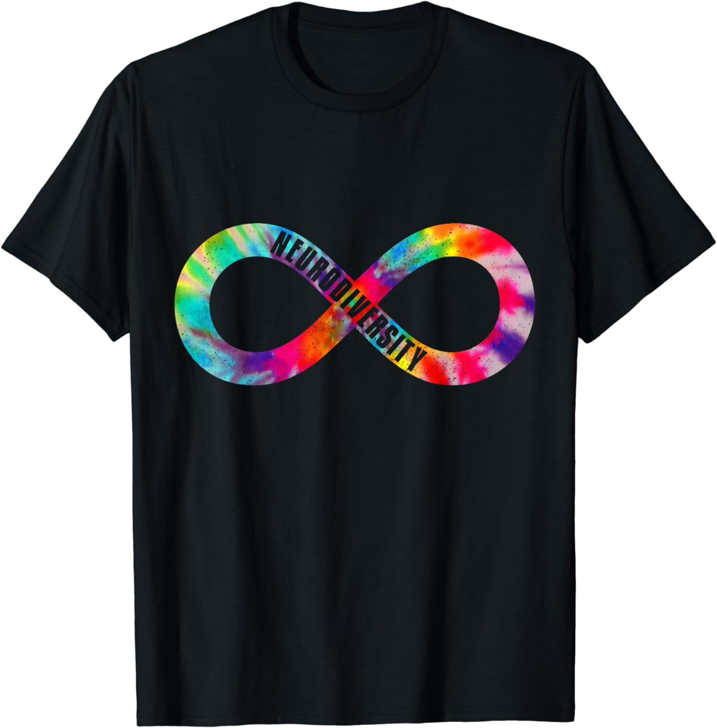 Neurodiversity Tie Dye Infinity Sign Autism Awareness Month T-Shirt ...
