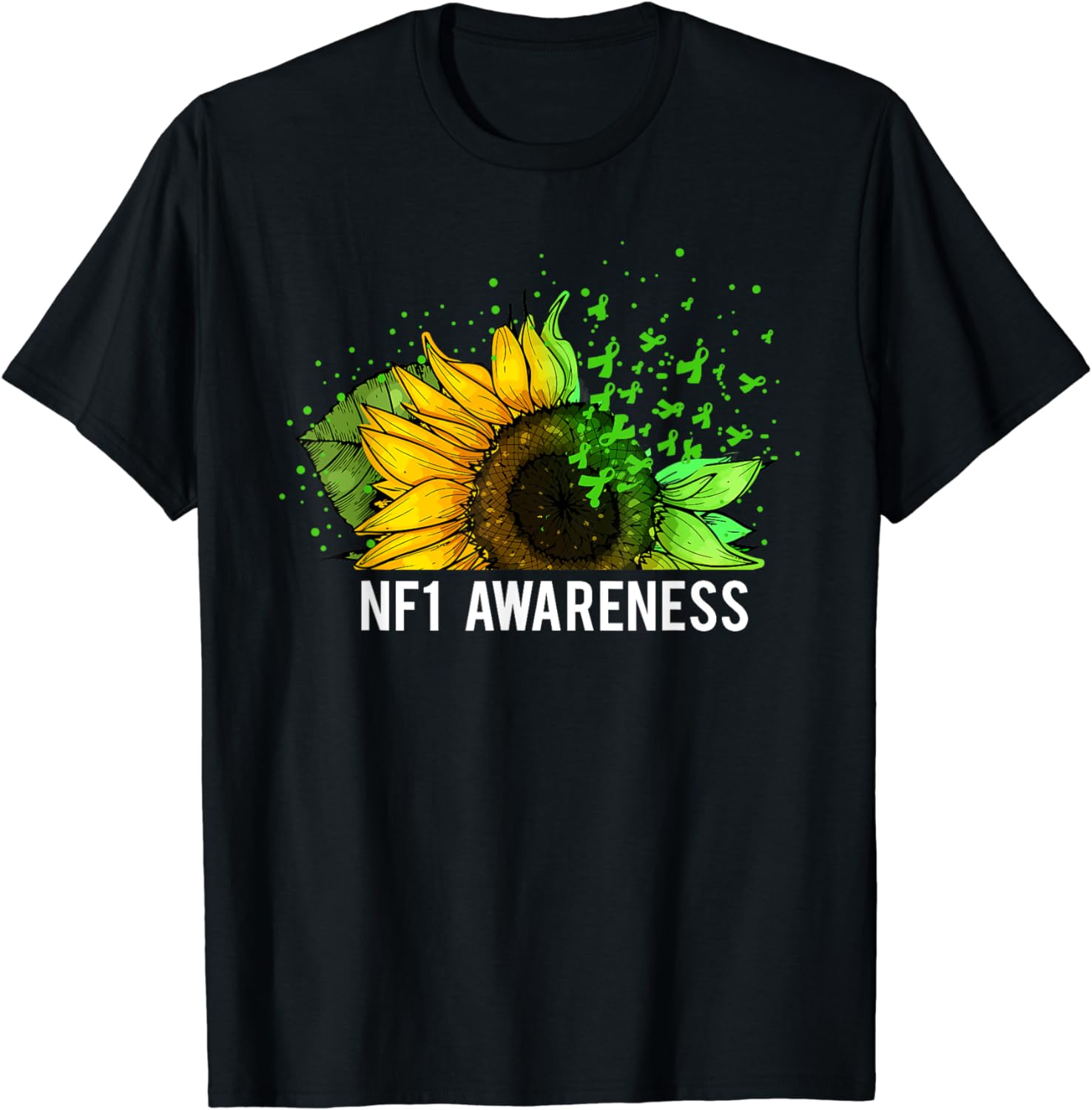 Neurofibromatosis NF1 Awareness Sunflower Costume Fighter T-Shirt ...