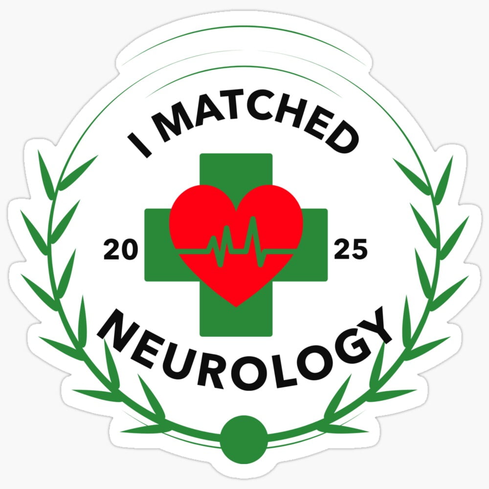 Neurology Resident 2025 Sticker Phone Decal Water Bottle Stickers Car ...