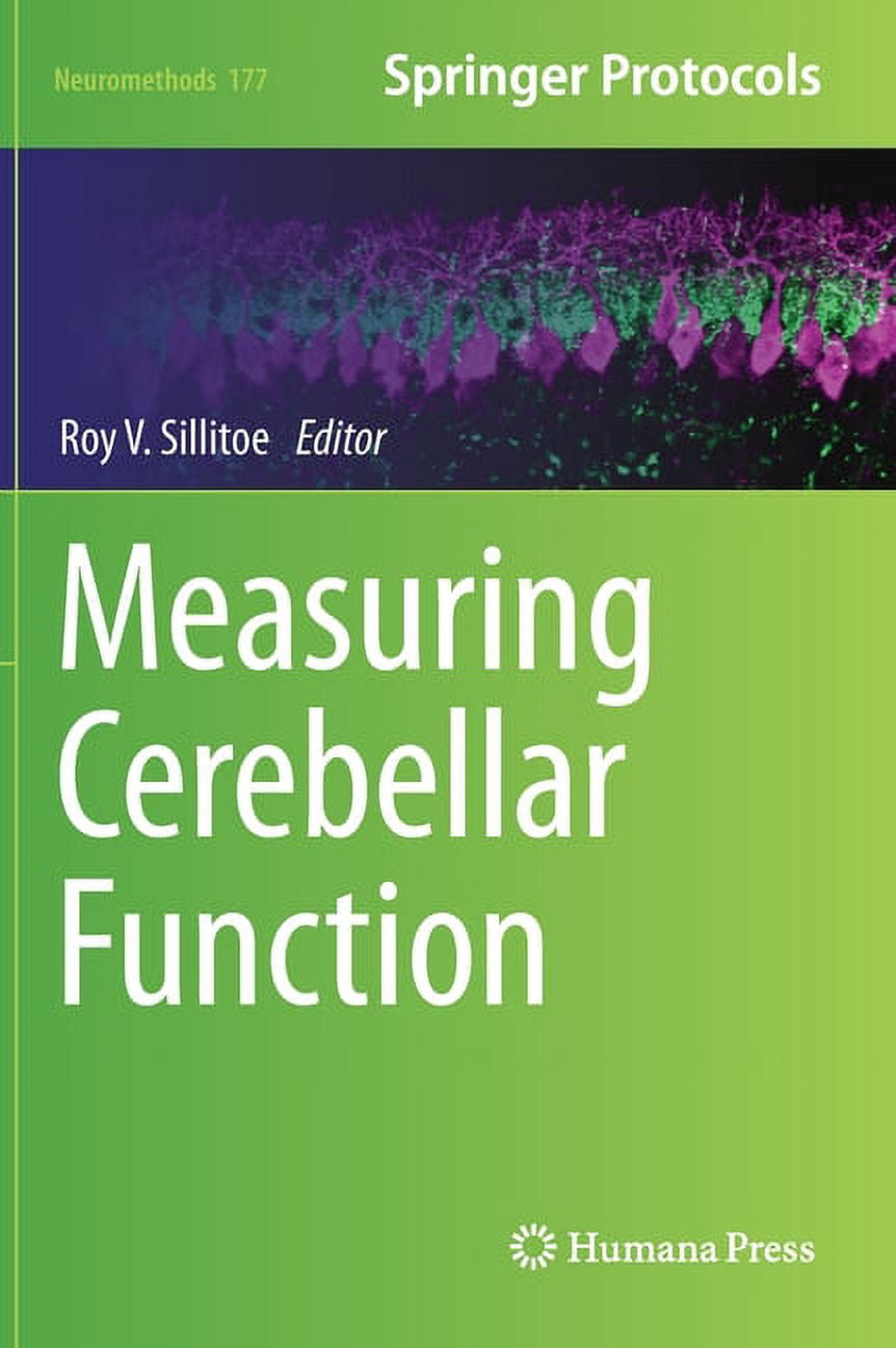 Neuromethods Measuring Cerebellar Function, Book 177, (Hardcover ...