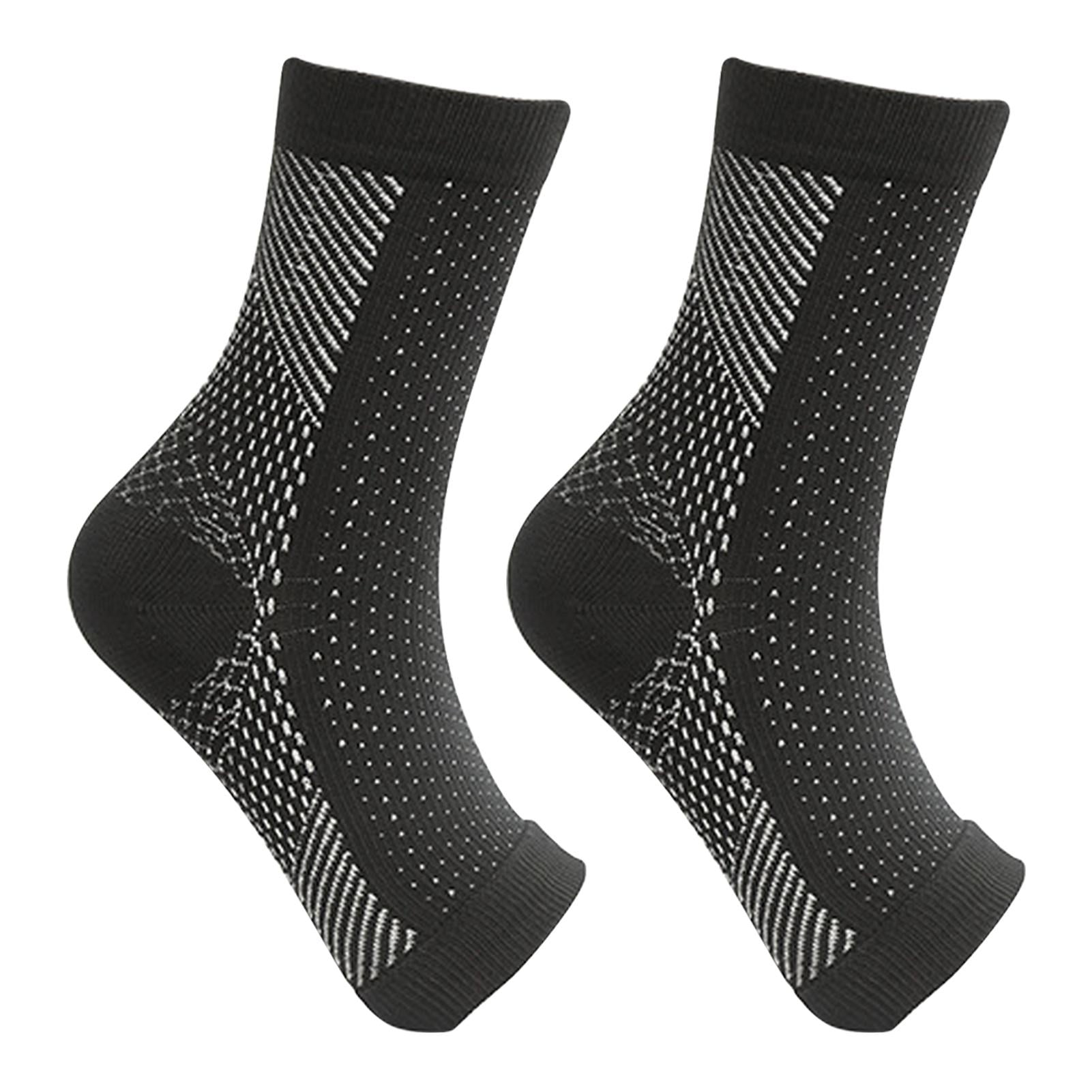 Neuropathy Socks For Women, Toeless Compression Ankle Socks Open Toe ...