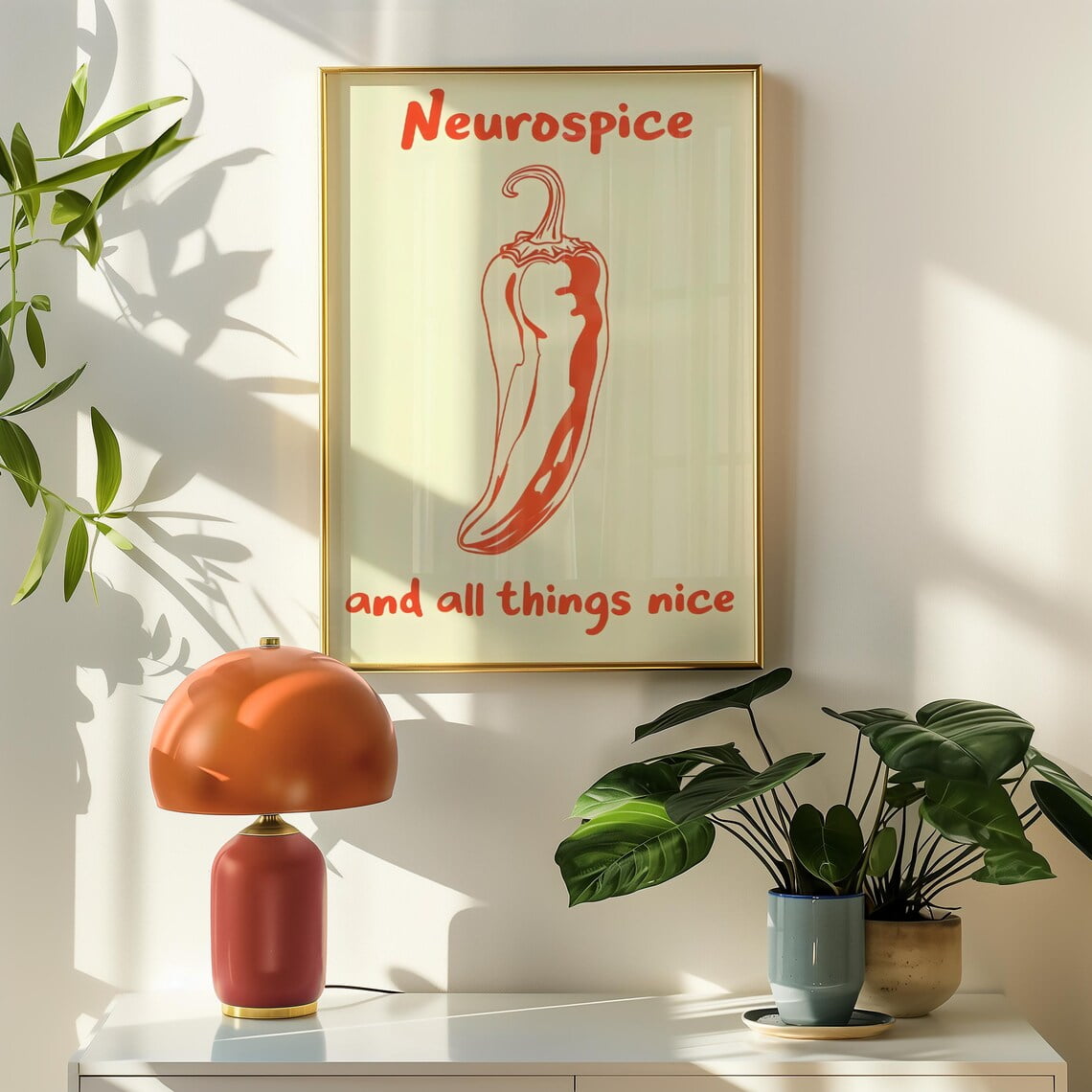 Neurospice Wall Art - Neurodivergent Art Print - Neurodivergent Poster ...