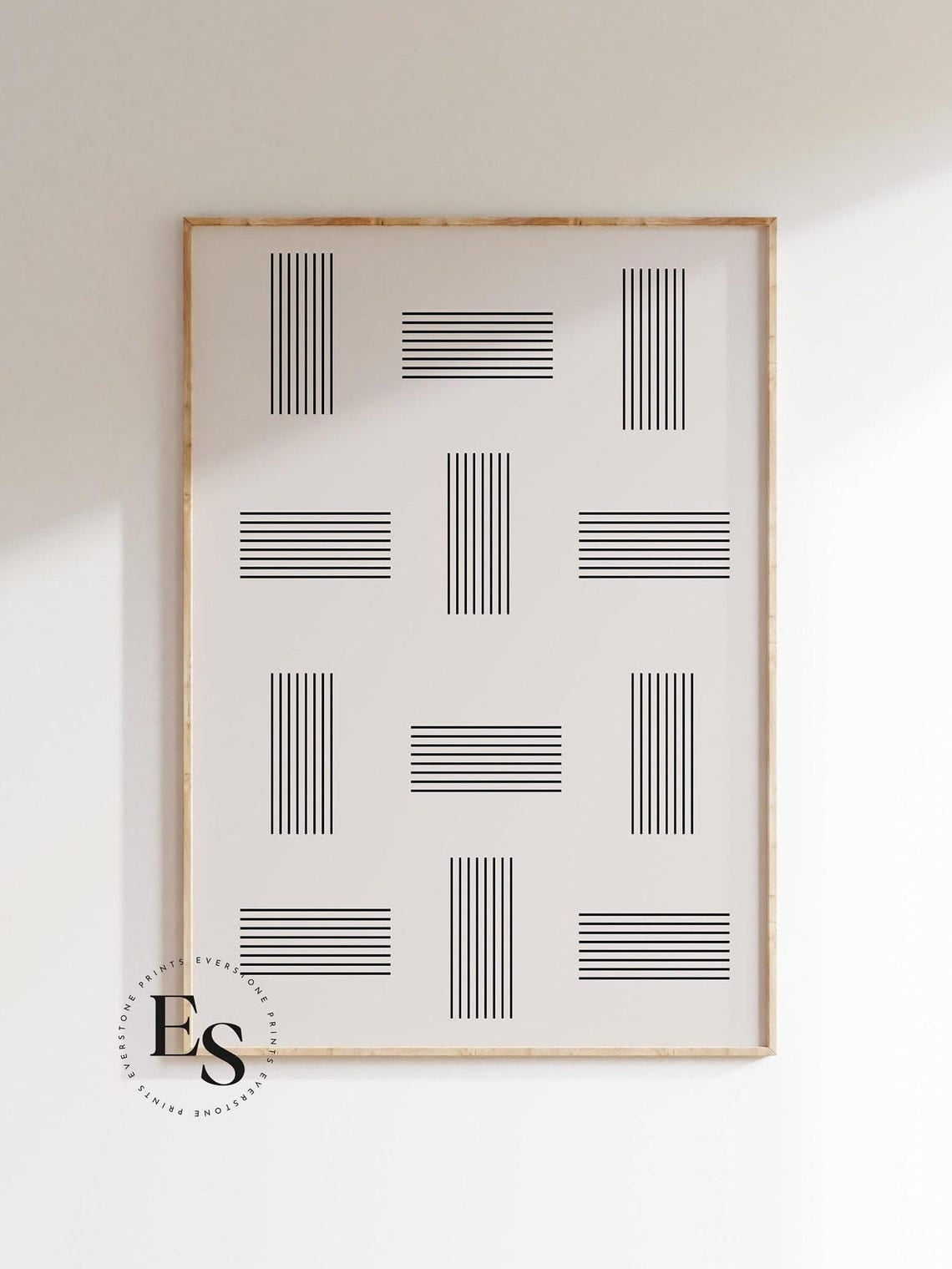 Neutral Abstract Wall Art, Abstract Line Art Print Line Drawing Print ...