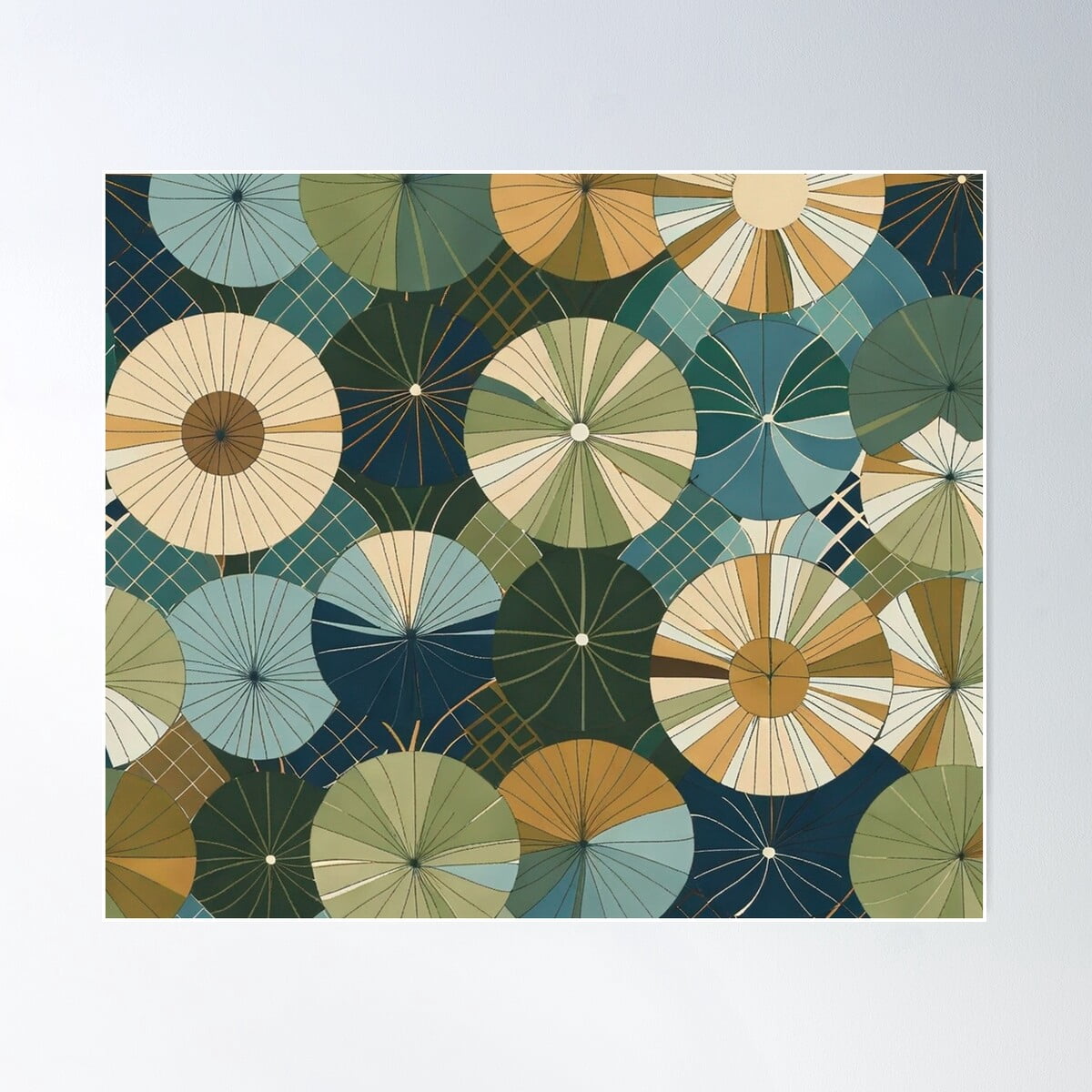 Neutral And Warm Color Palettes Pattern Poster Wall Art, Modern Wall ...