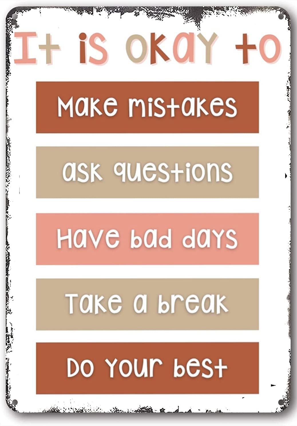 Neutral Boho Classroom Der Mental Health Poster Class Der Modern Boho ...