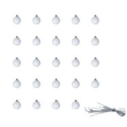 Satin Ball Ornament Lights, Battery Operated, Festive Holiday Christmas ...