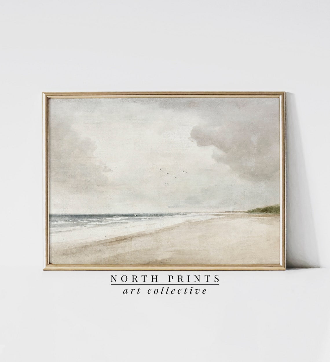 Neutral Coastal Beach Muted Poster, Unframed Size 12x18 - Walmart.com