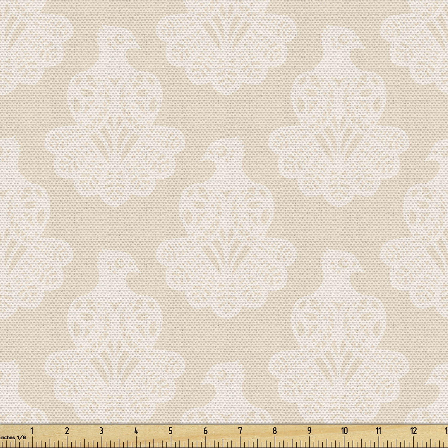 Ambesonne Neutral Color Fabric by the Yard Upholstery, Royal Themed ...