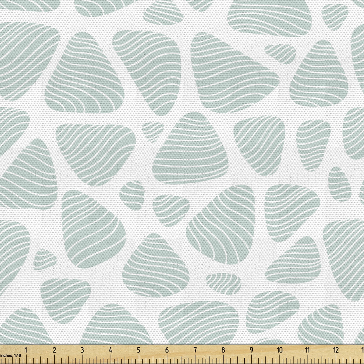 Ambesonne Neutral Color Fabric by the Yard Upholstery, Pebble Like ...