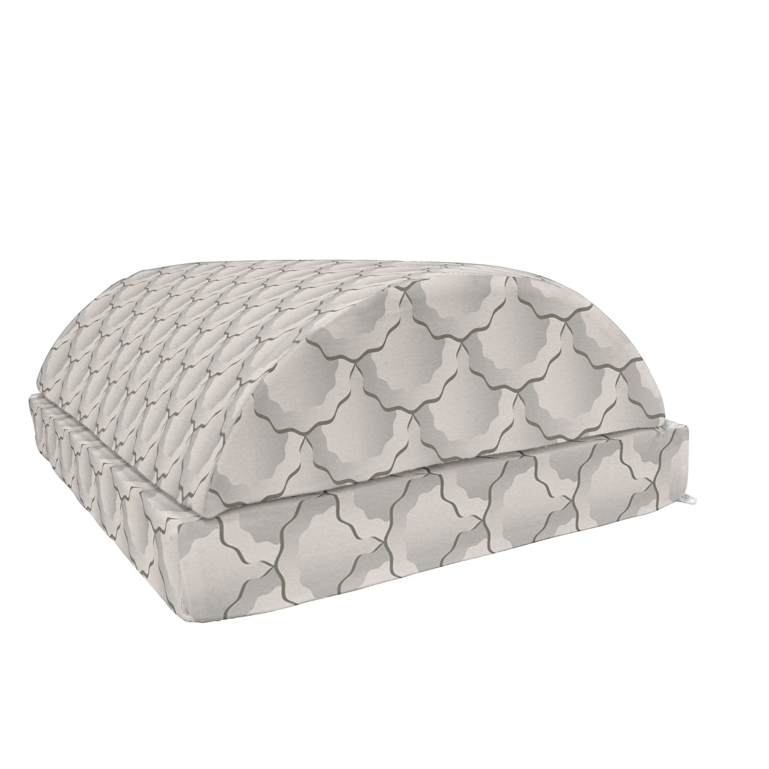 Neutral Color Foot Rest, Continuing Overlapped Style Inspired Motifs ...