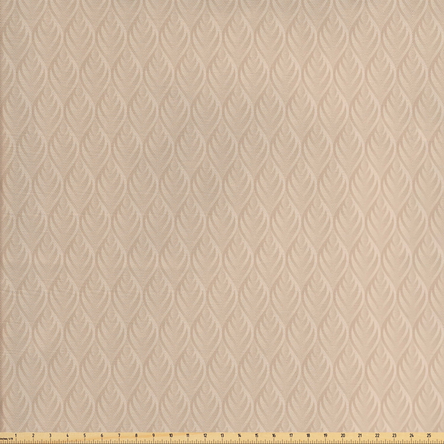 Ambesonne Neutral Color Fabric by the Yard Upholstery, Vintage ...