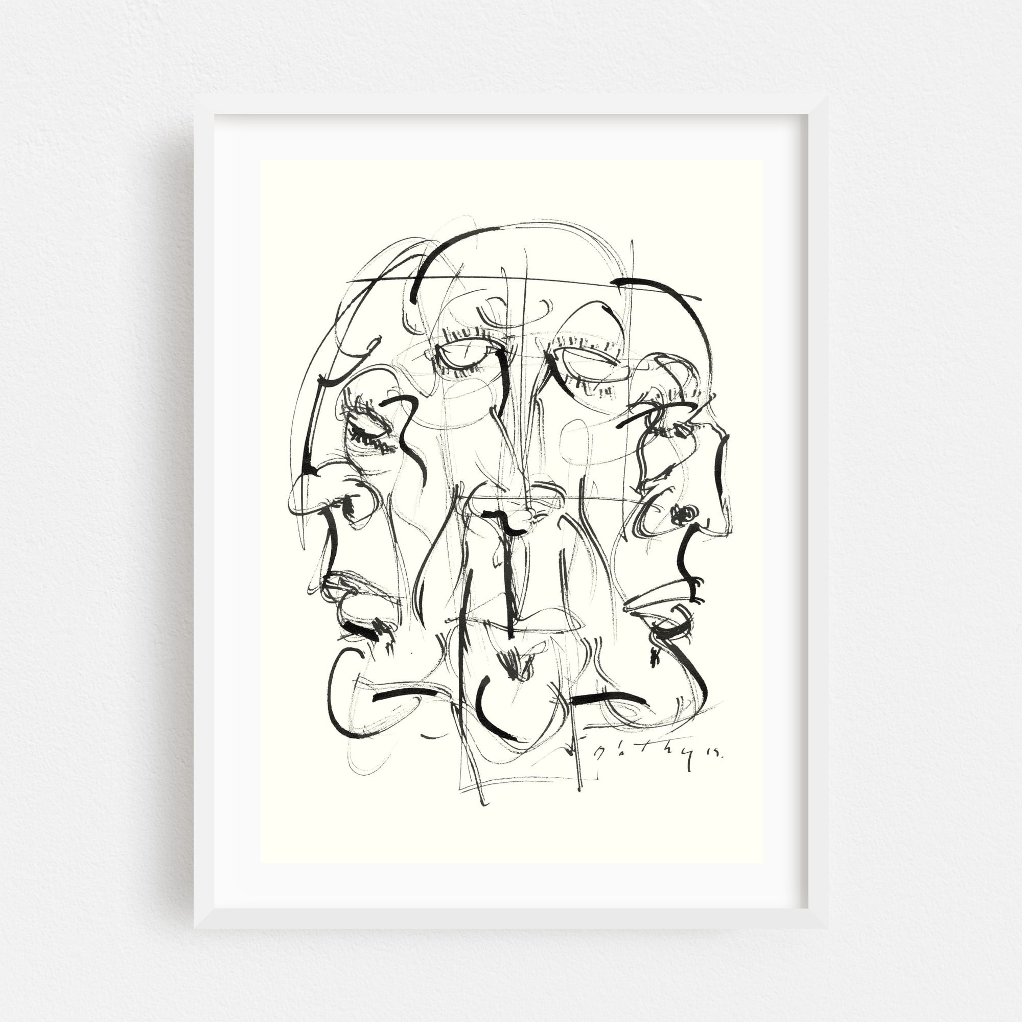 Neutral - Drawing Abstract Line Art Surrealism Sketch Modern Art ...