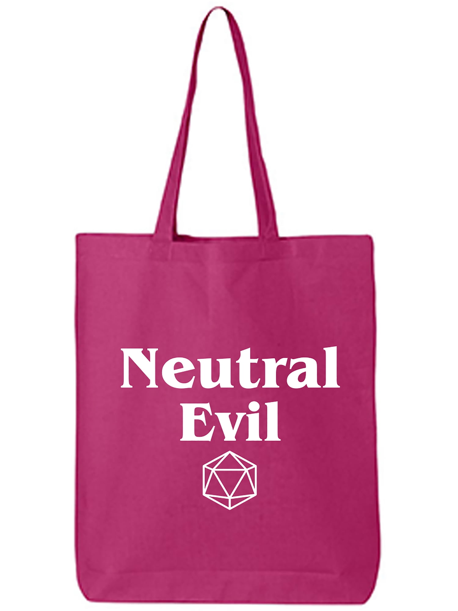 Neutral Evil Cotton Canvas Tote Bag - Walmart.com