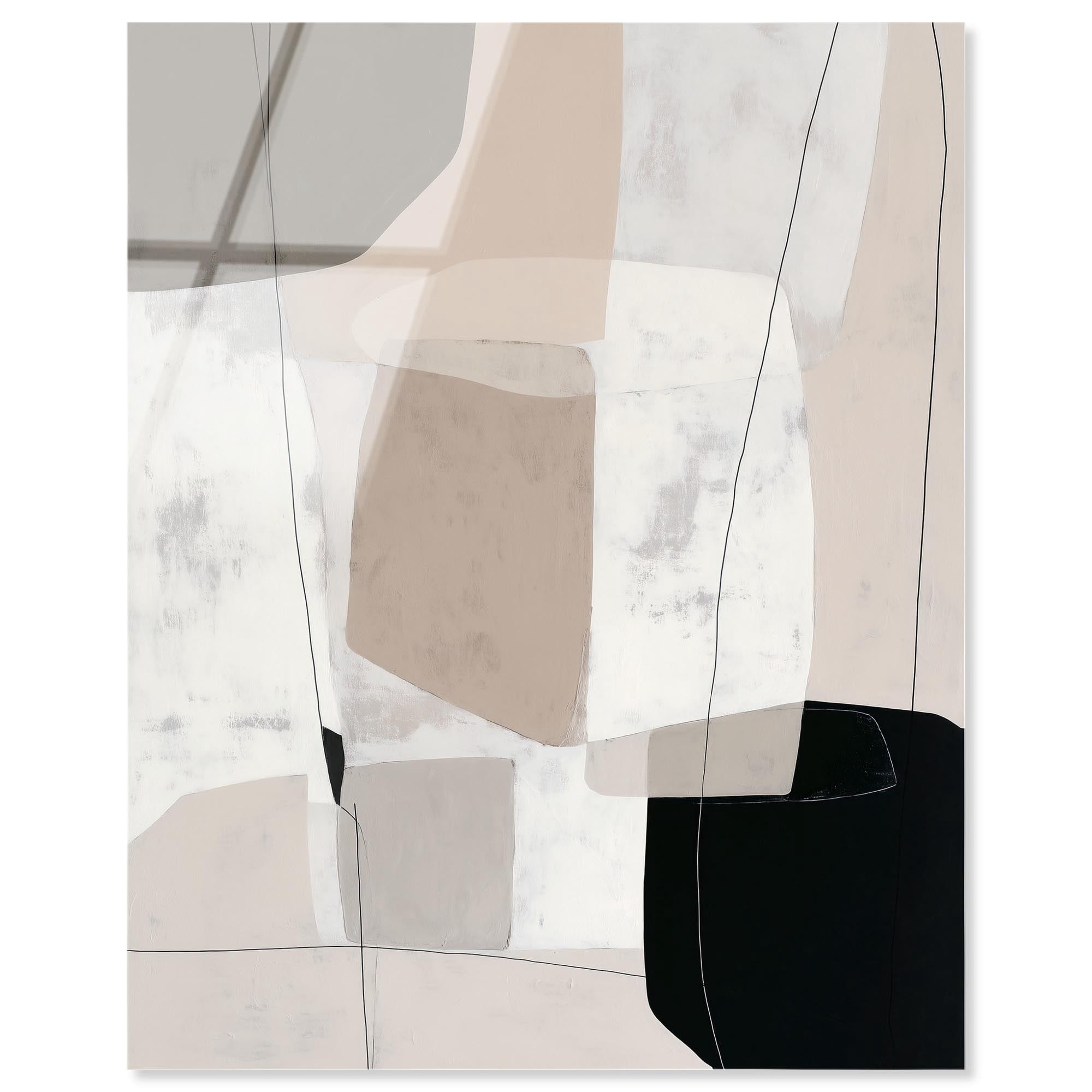 Neutral Forms I Acrylic Modern Wall Decor by Art Remedy, Ready to Hang ...