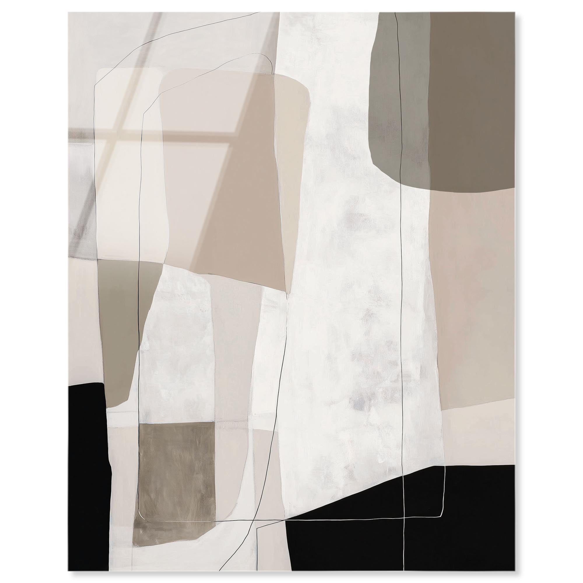 Neutral Forms II Acrylic Modern Wall Decor by Art Remedy, Ready to Hang ...