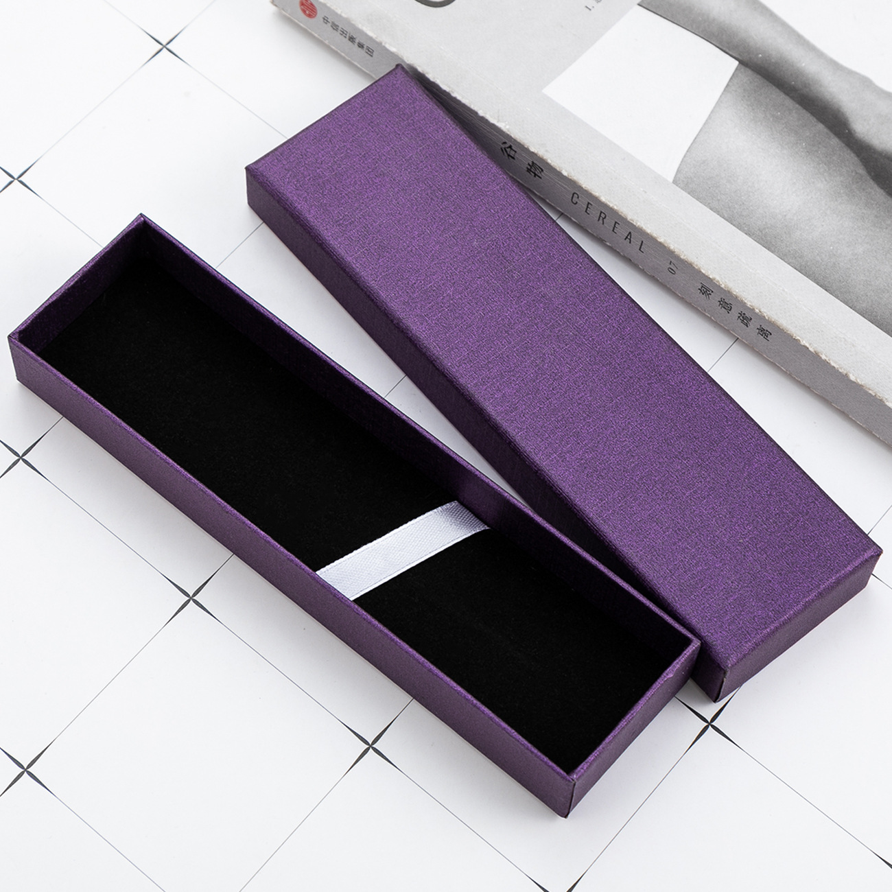 Neutral Pen Ballpoint Pen Box Rectangular Pen Box Cover Box Paper ...