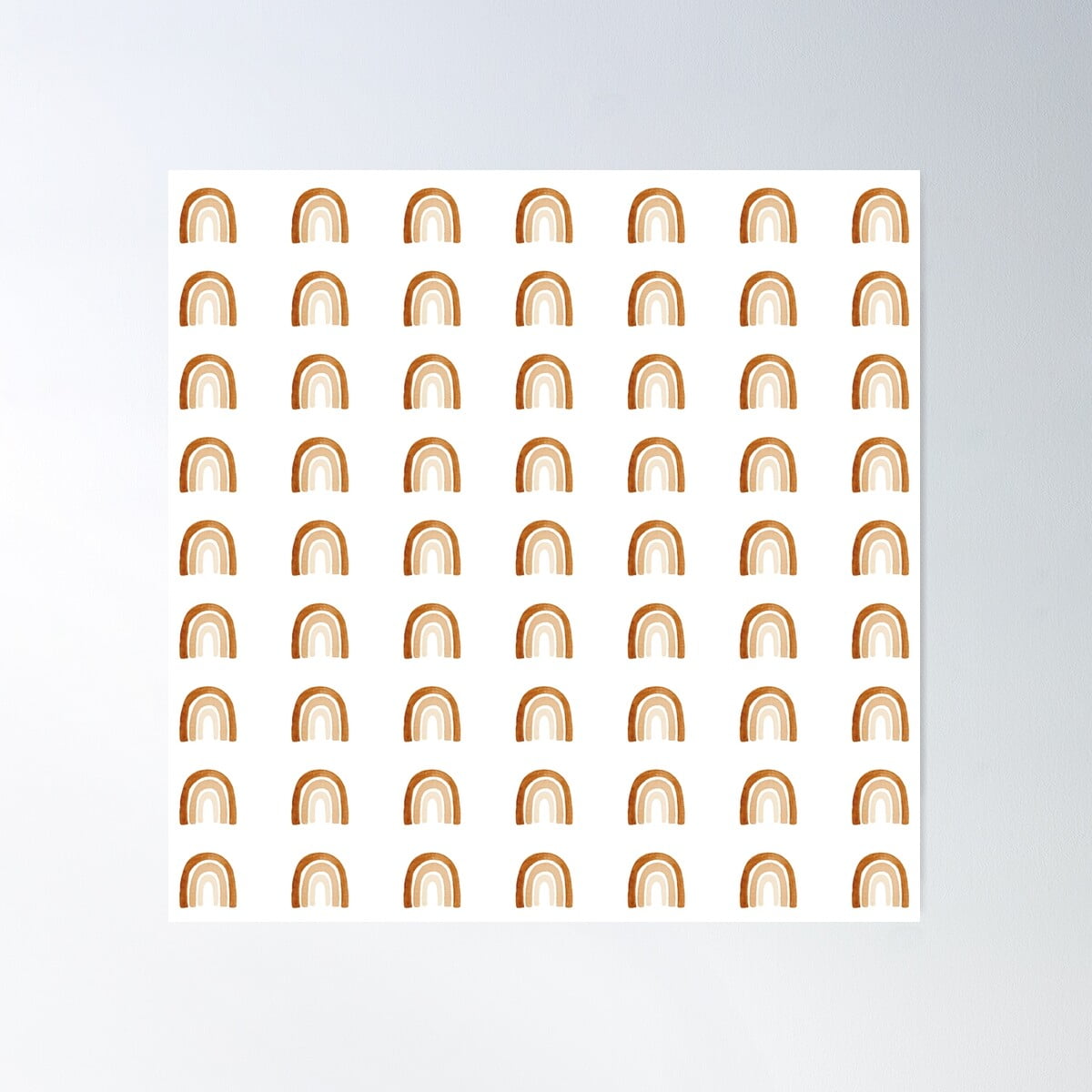 Neutral Rainbows - Watercolor Rainbows In Neutral Earthy Color Palette ...