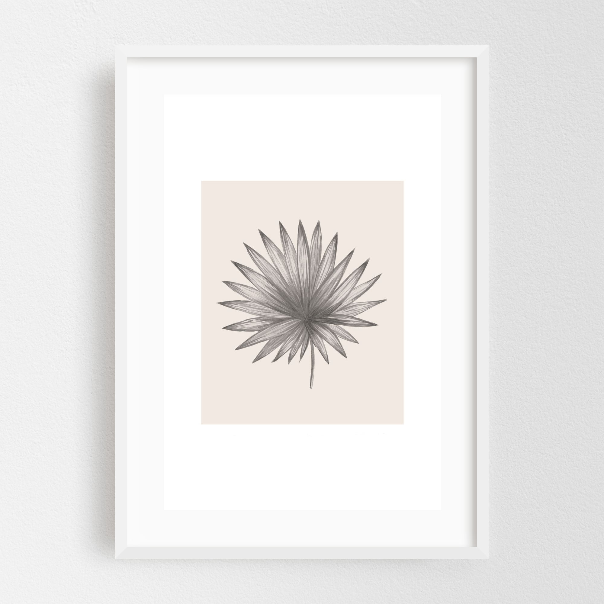 Neutral palm leaf - Painting Botanical Minimalist Palm Tree Sketch ...