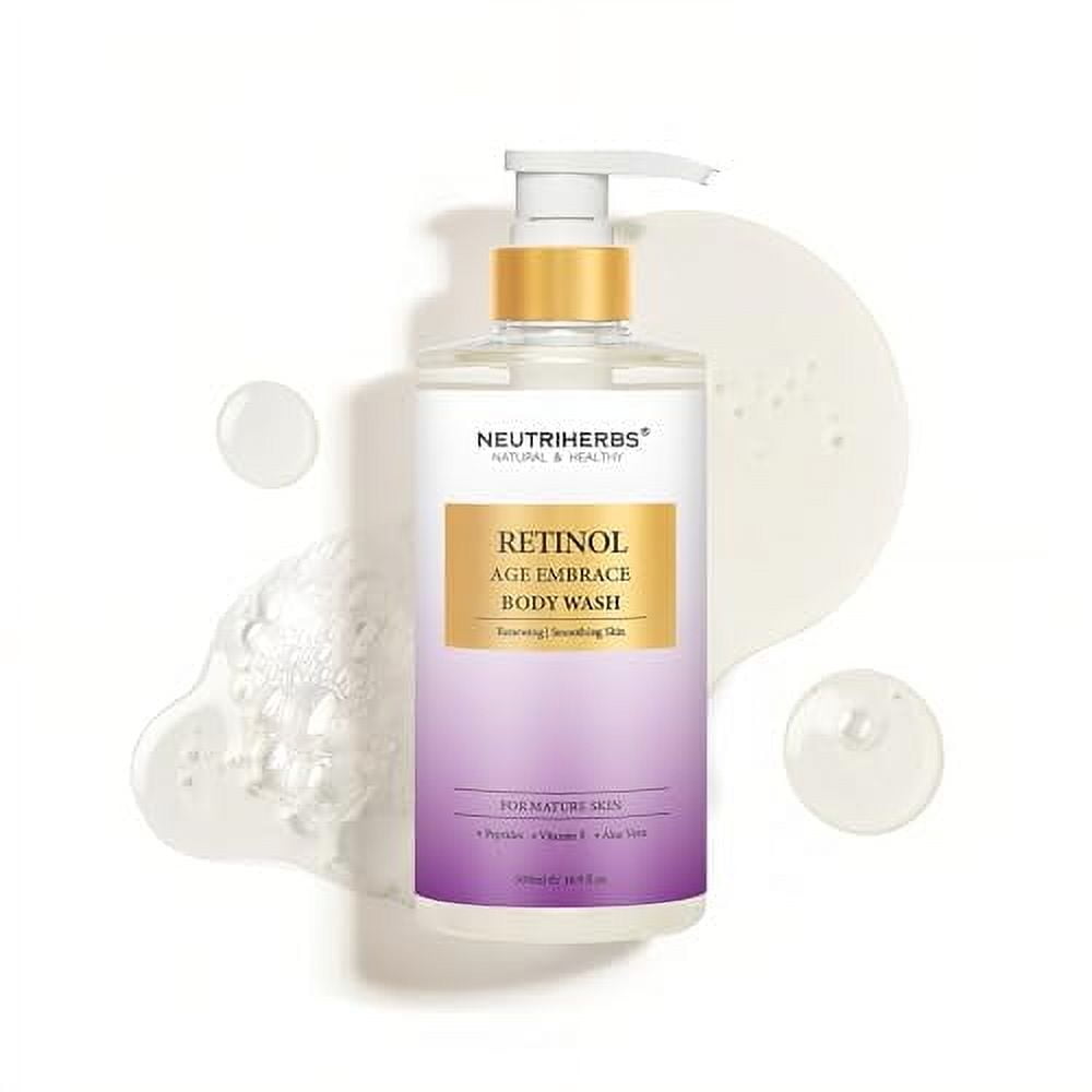 Neutriherbs Retinol Body Wash, Anti Aging/Renewing Shower Gel For Women ...