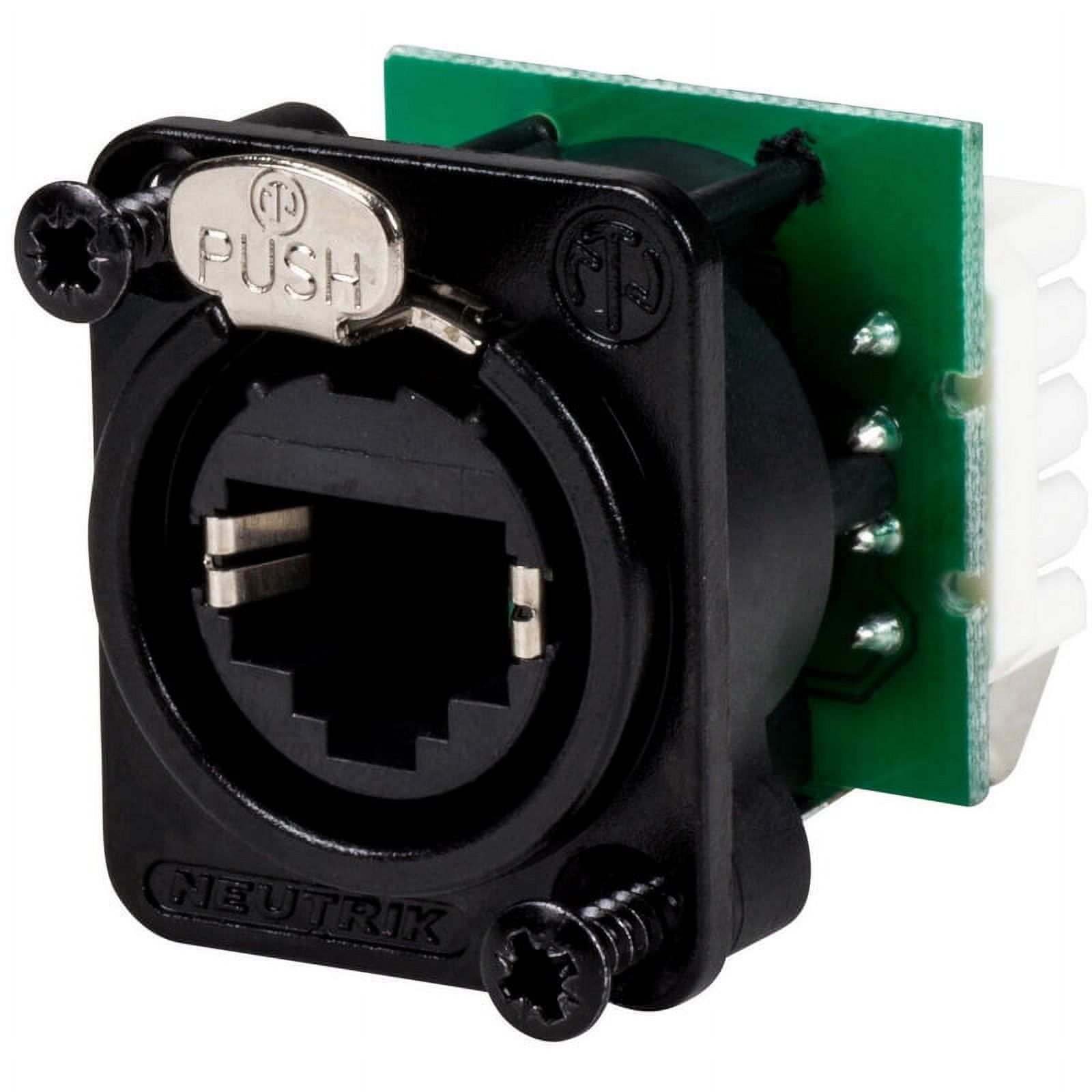 Neutrik NE8FDV-YK-B etherCON RJ45 Connector IDC Krone - Walmart.com