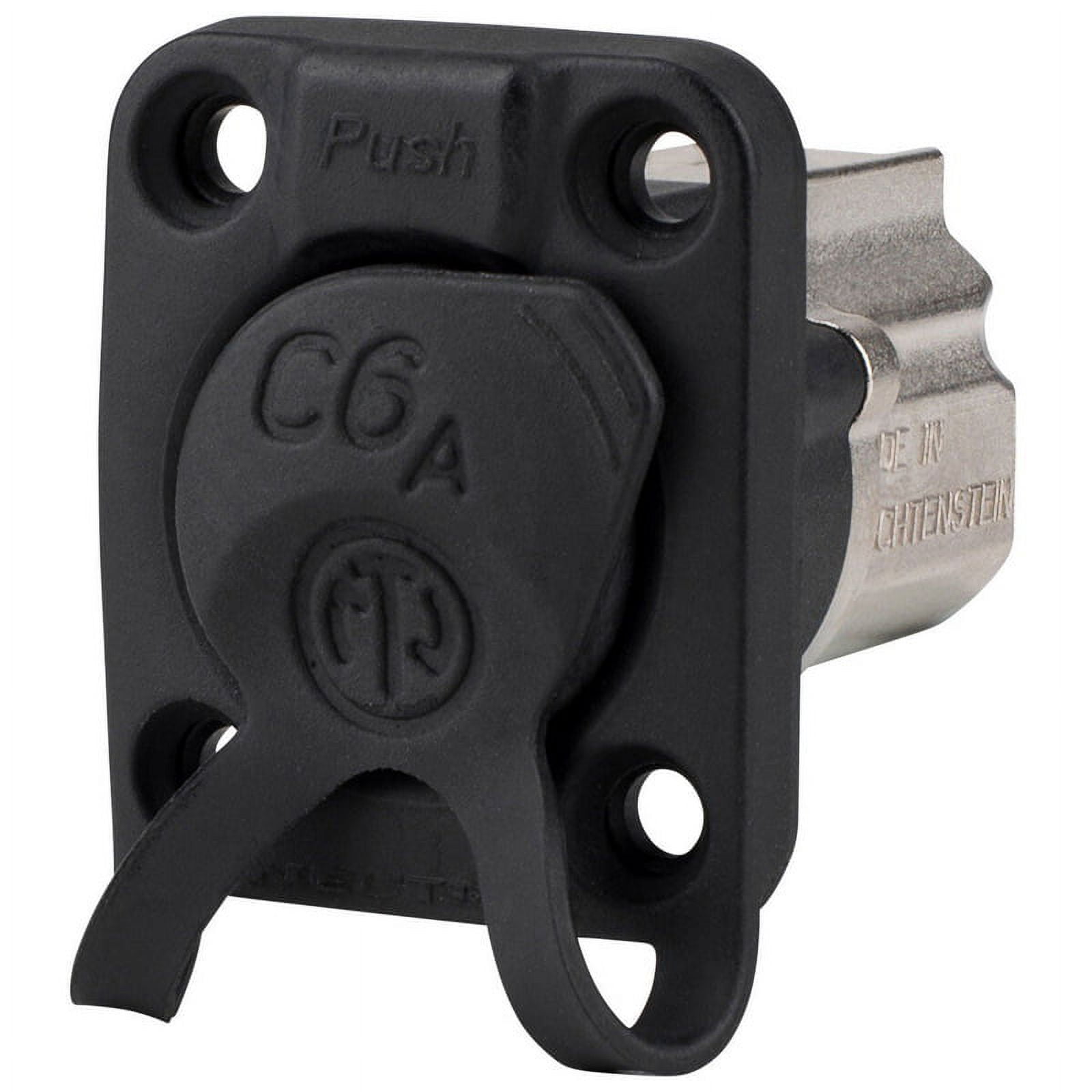 Neutrik NE8FDX-P6-W etherCON RJ45 Cat 6a Shielded Feed-Thru Connector ...