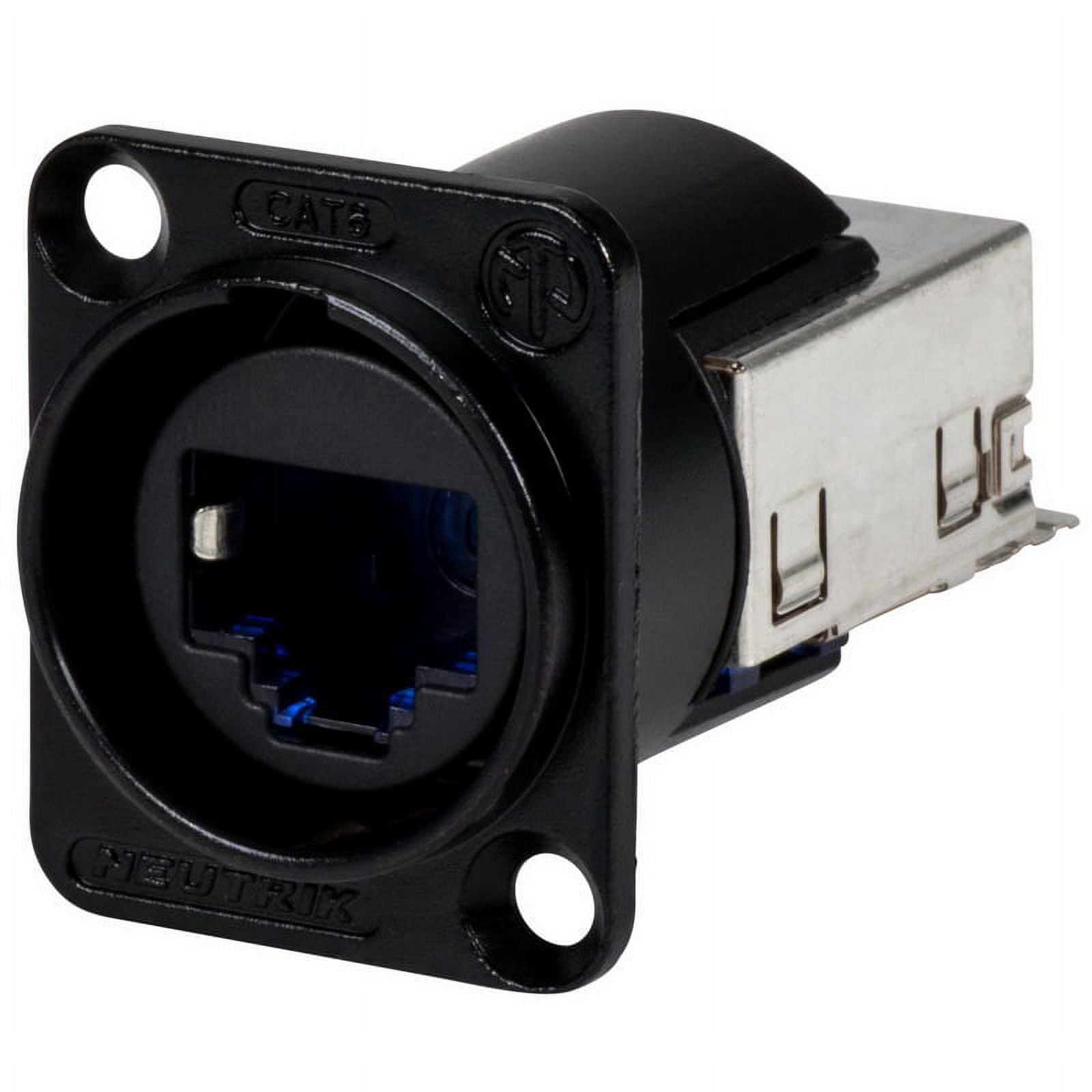 Neutrik Ne8Fdy-C6-B Ethercon Cat6 Chassis Connector Connection Kit ...