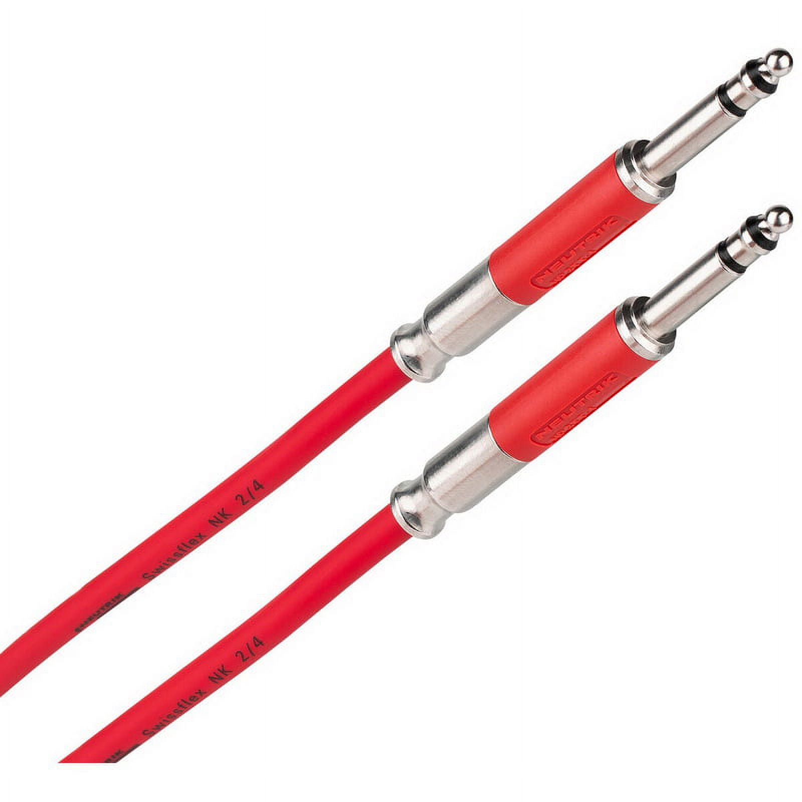 Neutrik NKTT-12RD 4 ft. Bantam TT Patch Panel Cable Red - Walmart.com