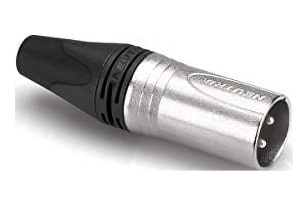 Neutrik NC3MXX 3-Pin XLRM Cable Connector, Nickel Housing with Silver ...