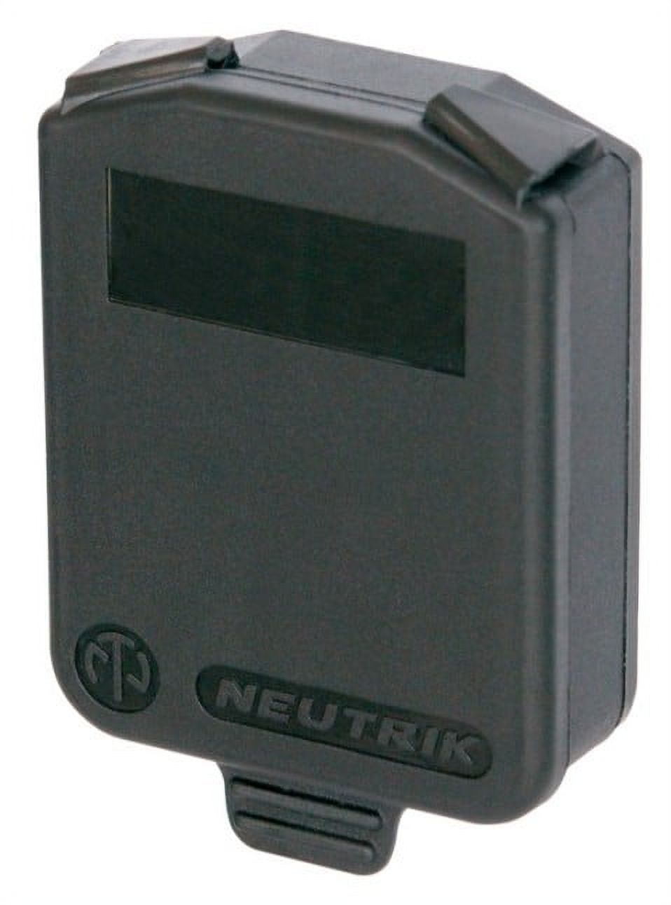 Neutrik SCDX Hinged cover for all D-size chassis connectors-Black ...