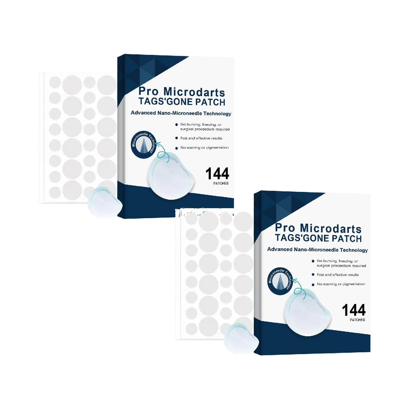 Neutroera Blusoms Pro: Microdarts Tag'gone Patch – Professional-Grade Spot Stickers for Face and ...