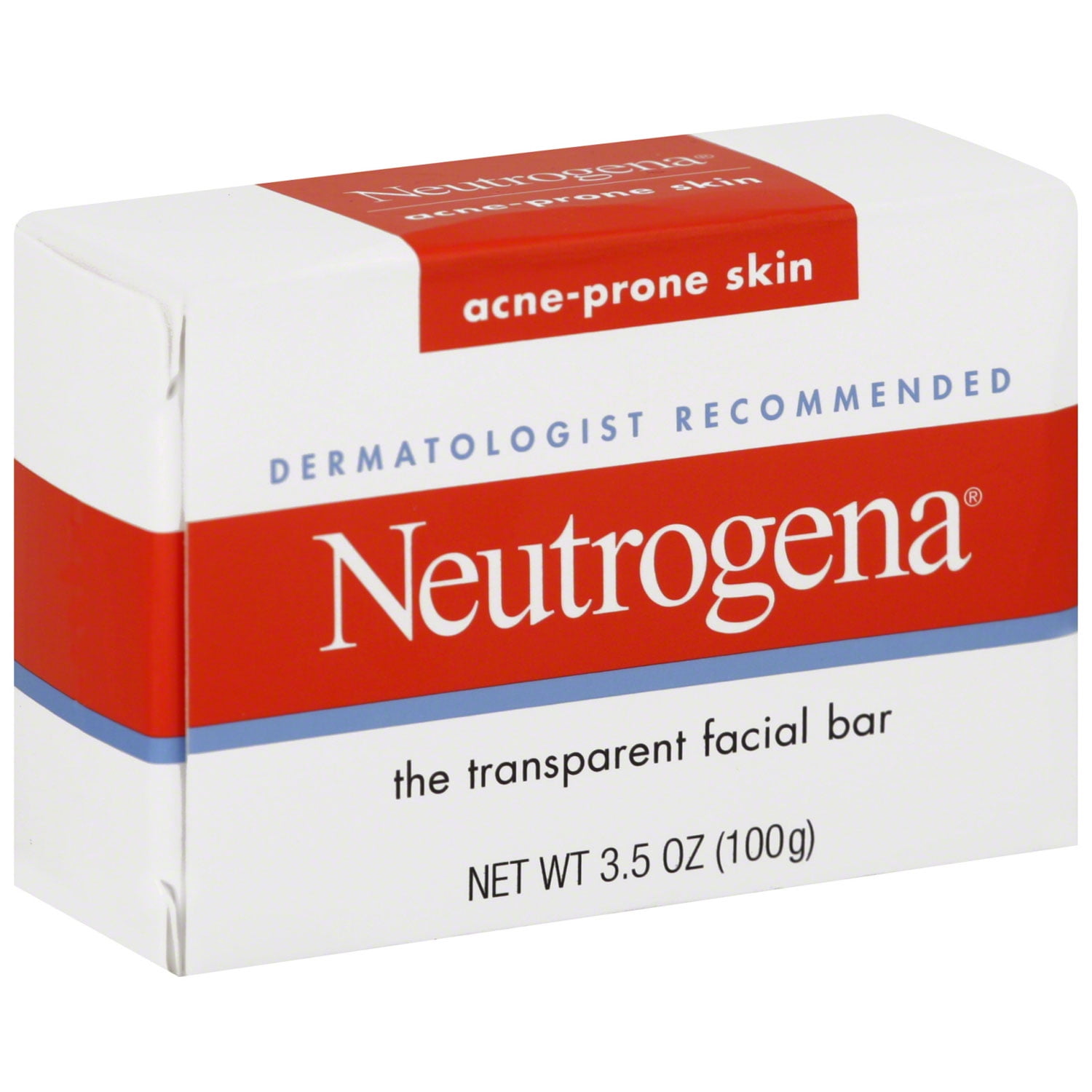 Neutrogena Acne Prone Skin Facial Bar, 3.5 Oz Cleansing Bar for Gentle ...