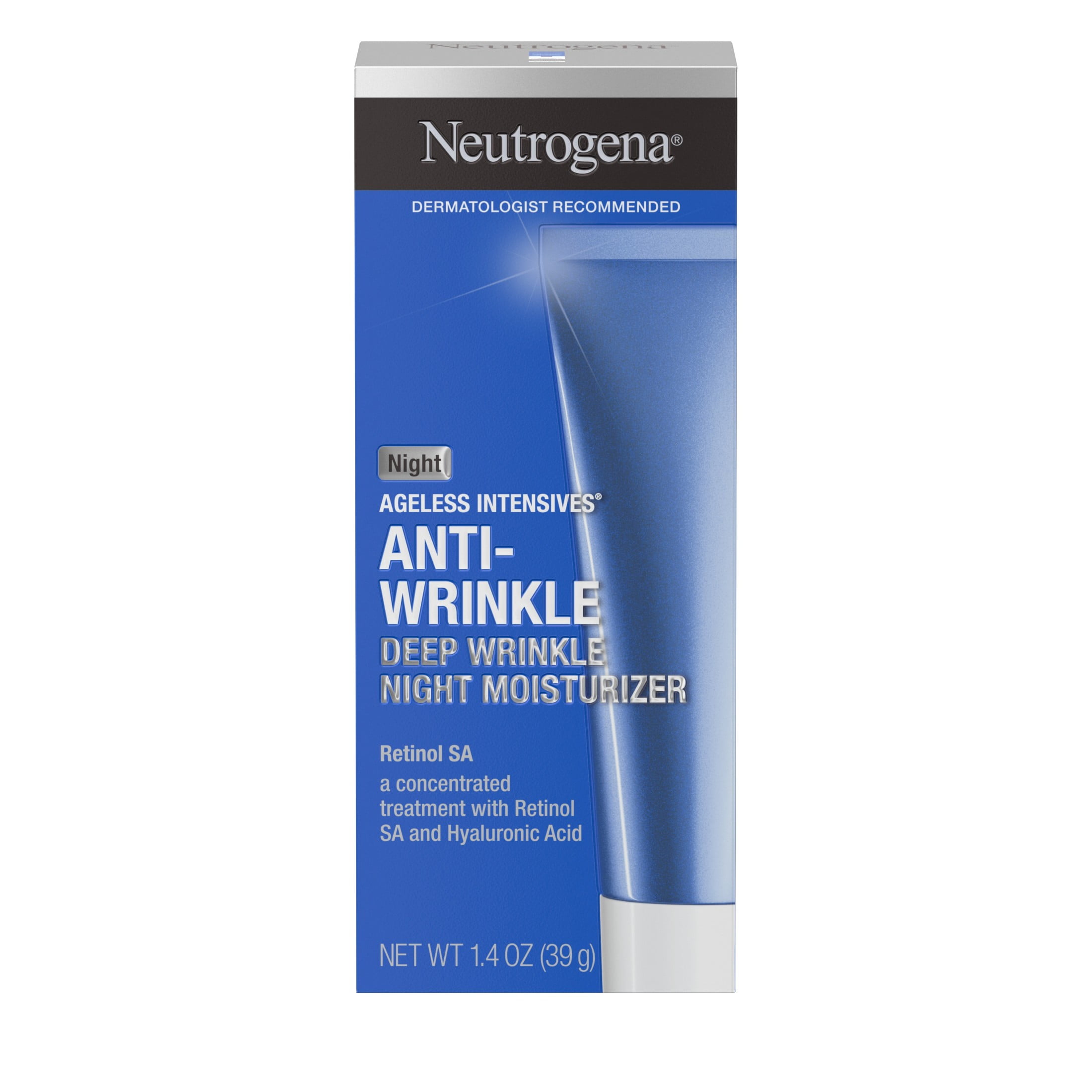 Neutrogena Ageless Intensives Anti-Wrinkle Retinol Face & Neck Cream ...