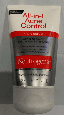 Neutrogena All in 1 Acne Control Daily Scrub Acne Treatment - Walmart.com
