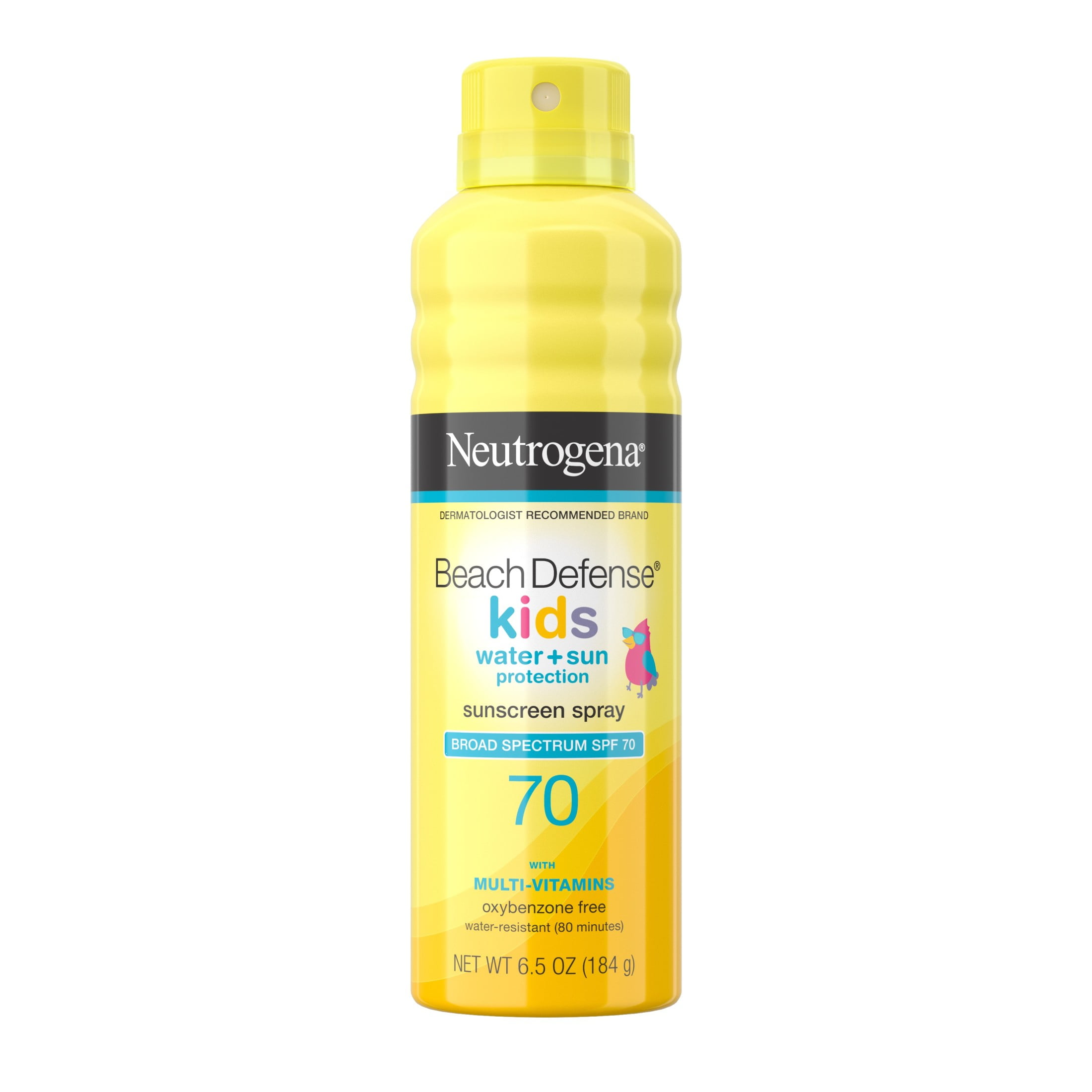 Neutrogena Beach Defense Kids Sunscreen Spray, SPF 70, 6.5 fl oz ...