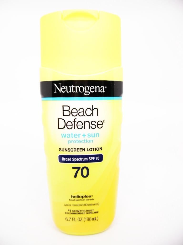 Neutrogena Beach Defense Water + Sun Protection Sunscreen Lotion SPF 70 ...