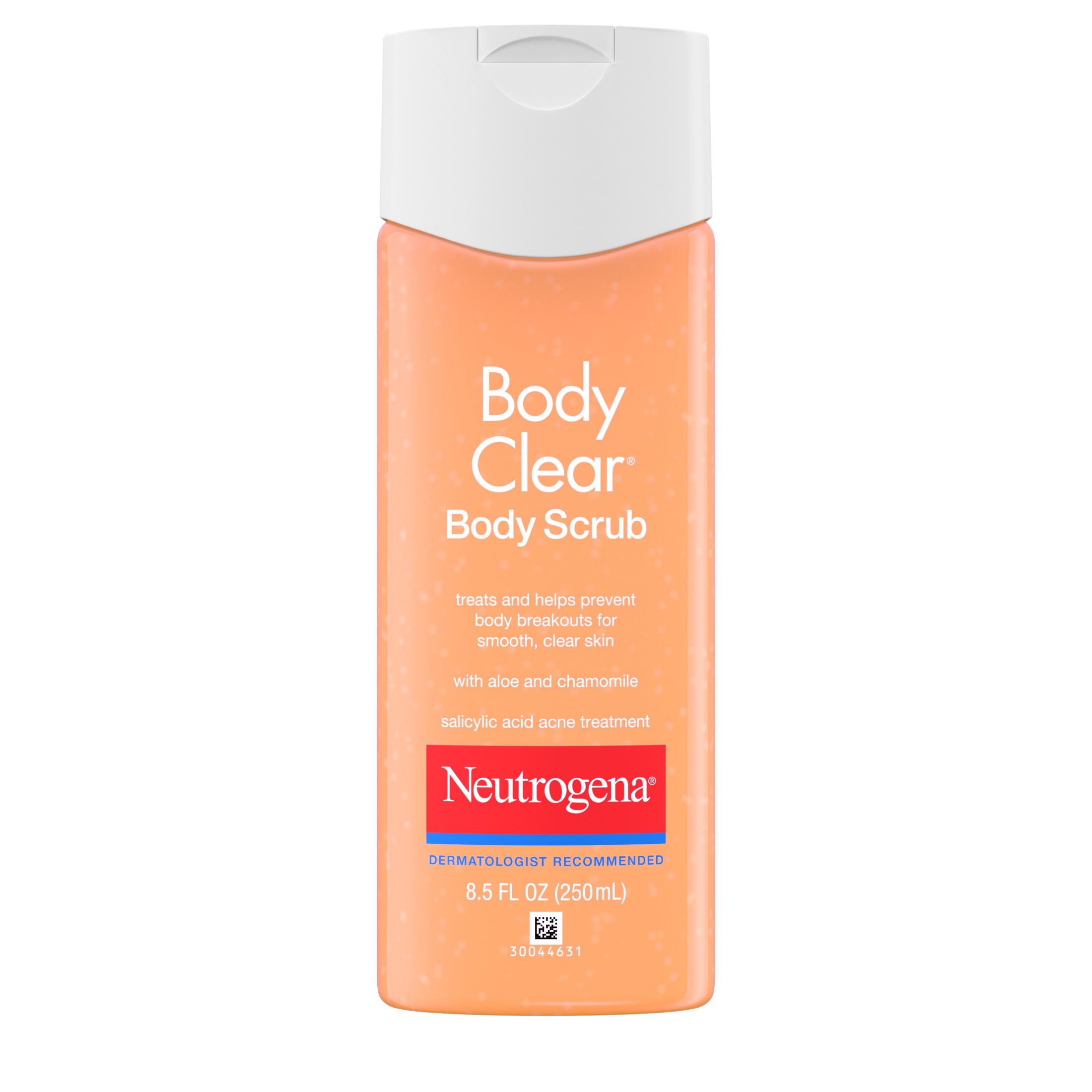 Neutrogena Acne Body Wash Scrub with 2% Salicylic Acid, Exfoliating ...