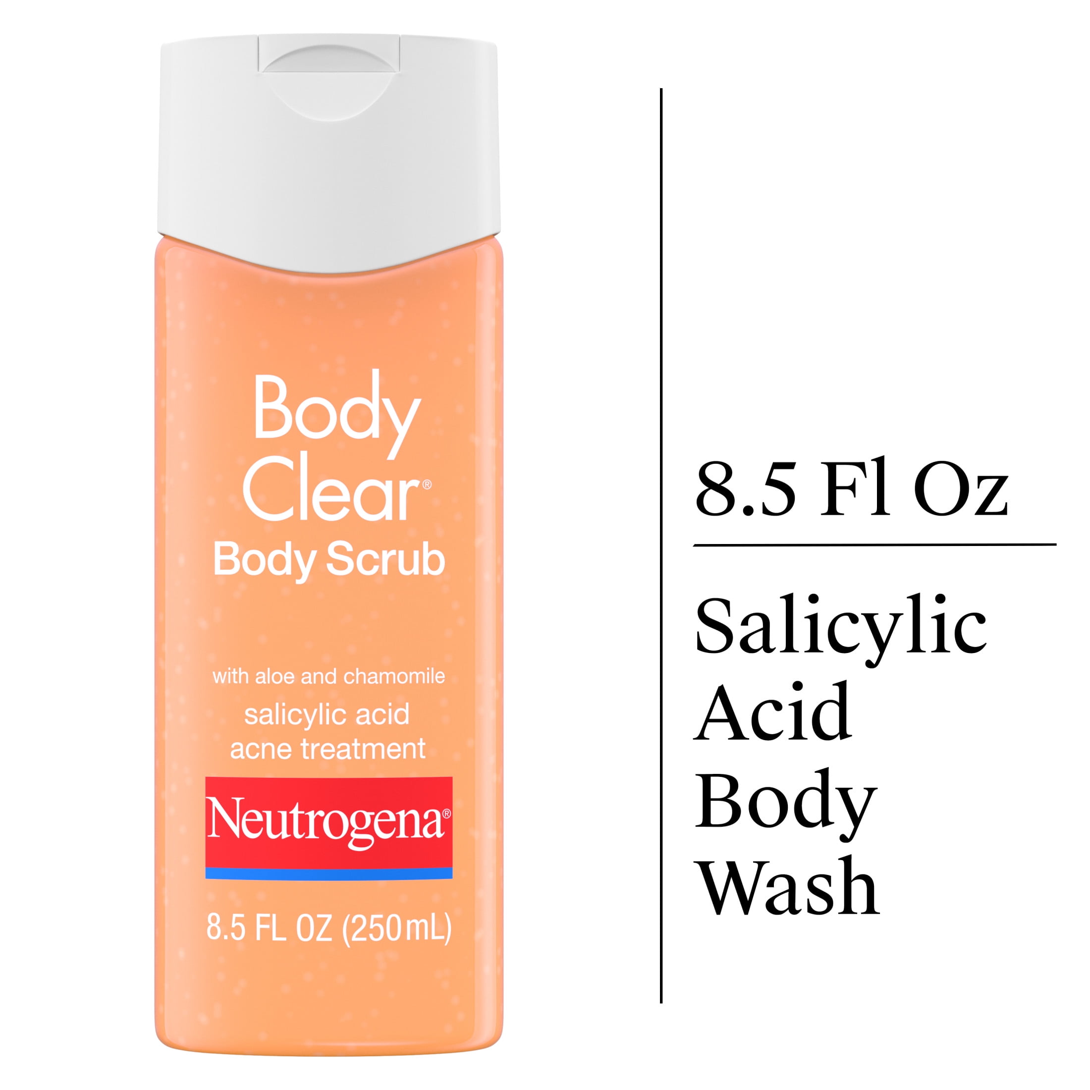 Neutrogena Acne Body Scrub with 2% Salicylic Acid, 8.5 fl. oz HSA/FSA ...
