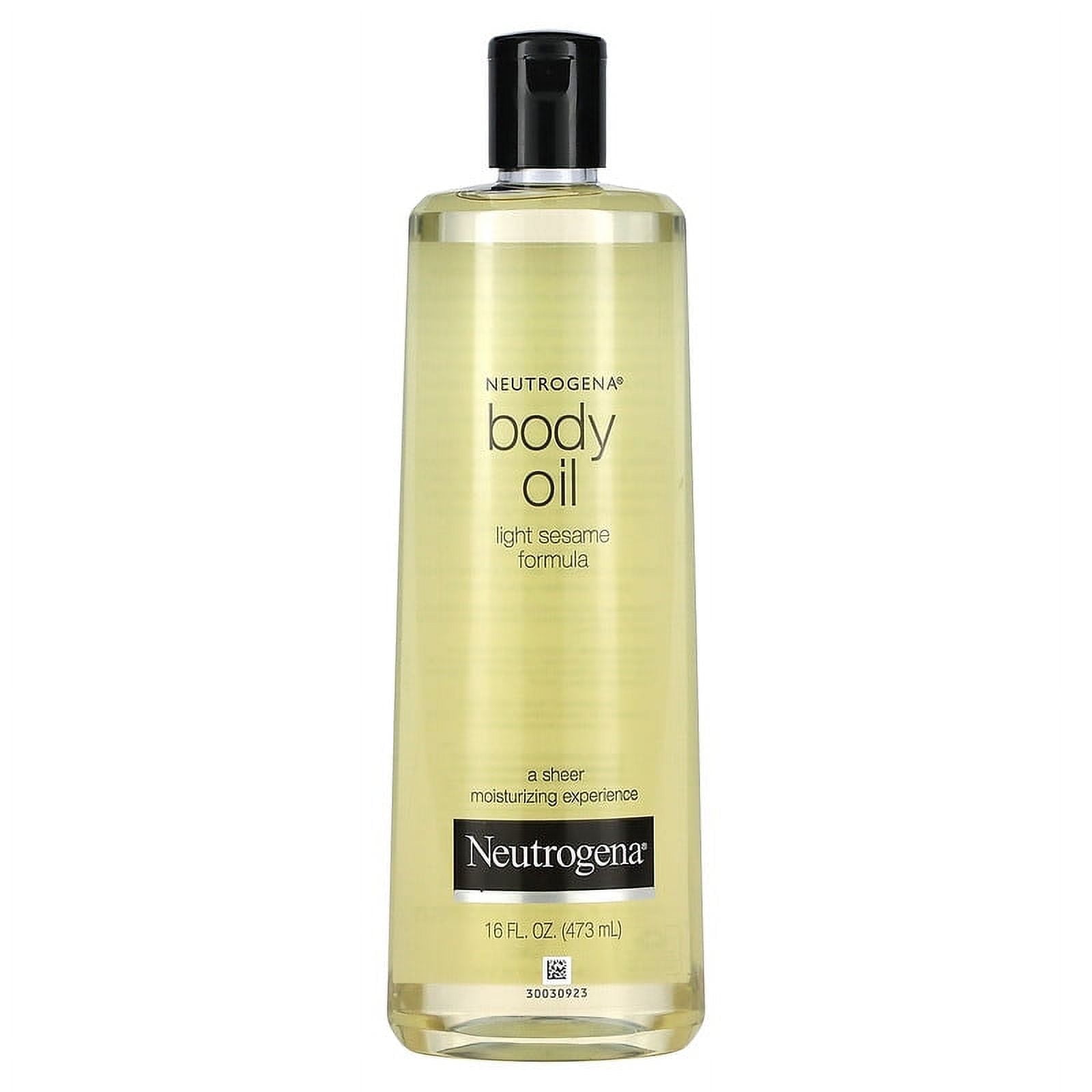 Neutrogena, Body Oil, Light Sesame Formula, 16 fl oz (473 ml) Pack of 4 ...