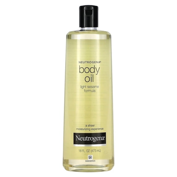 Neutrogena, Body Oil, Light Sesame Formula, 16 fl oz (473 ml) Pack of 4 ...