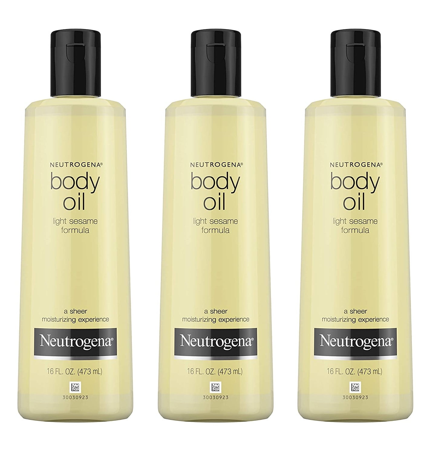 Neutrogena Body Oil Light Sesame Formula, Original, 16 oz (Pack of 3 ...