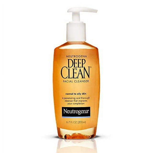 Neutrogena Deep Clean Daily Facial Cleanser with Beta Hydroxy Acid for ...
