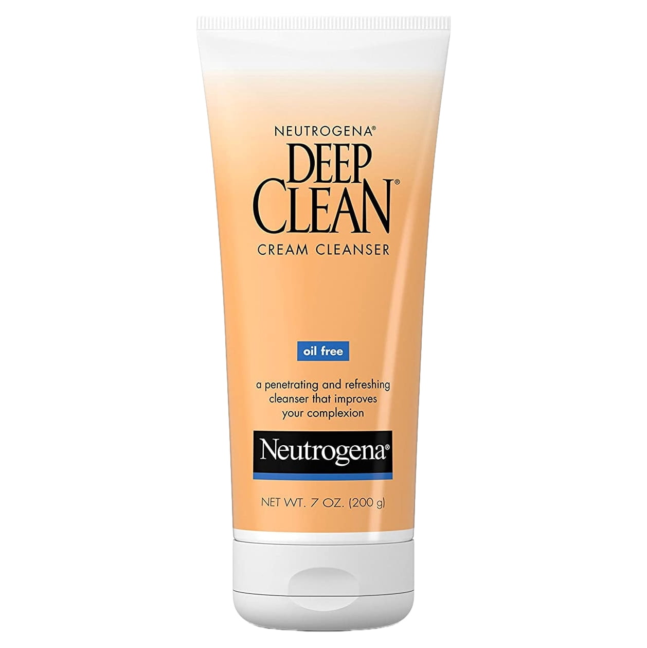 Neutrogena Deep Clean Cream Facial Cleanser, Dermatologist-Tested, 7 Fl ...