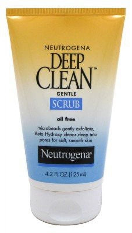 Neutrogena Deep Clean Gentle Daily Face Scrub, Oil-Free Skin Cleanser ...
