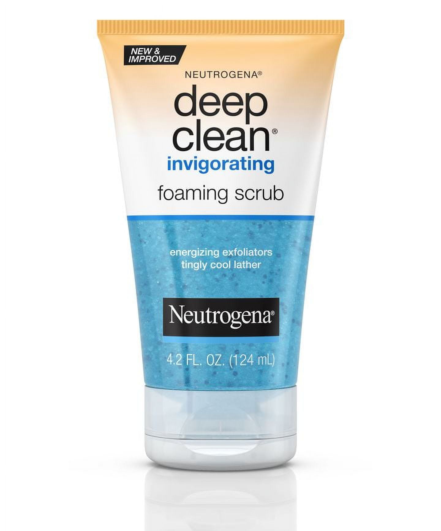 Neutrogena Deep Clean Invigorating Foaming Scrub 4.20 oz - Walmart.com Neutrogena Deep Clean Invigorating Foaming Scrub 4.20 oz - Walmart.com