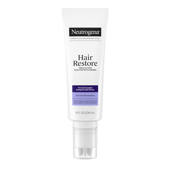 Neutrogena Hair Restore Triple Action Scalp Detox Cleanser, 8 fl. oz ...
